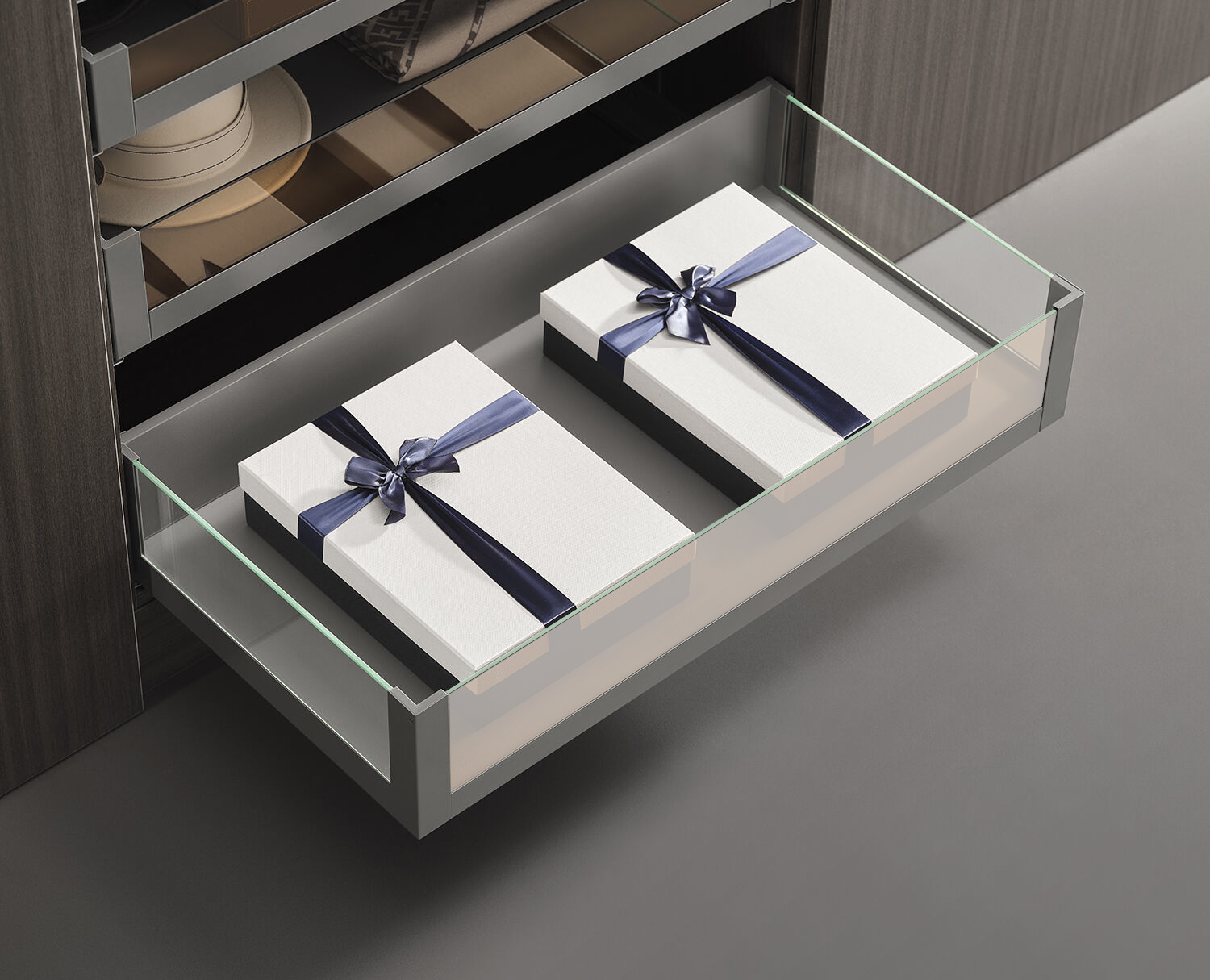 Glass Drawer & Pullout Systems – Fittingsco LTD