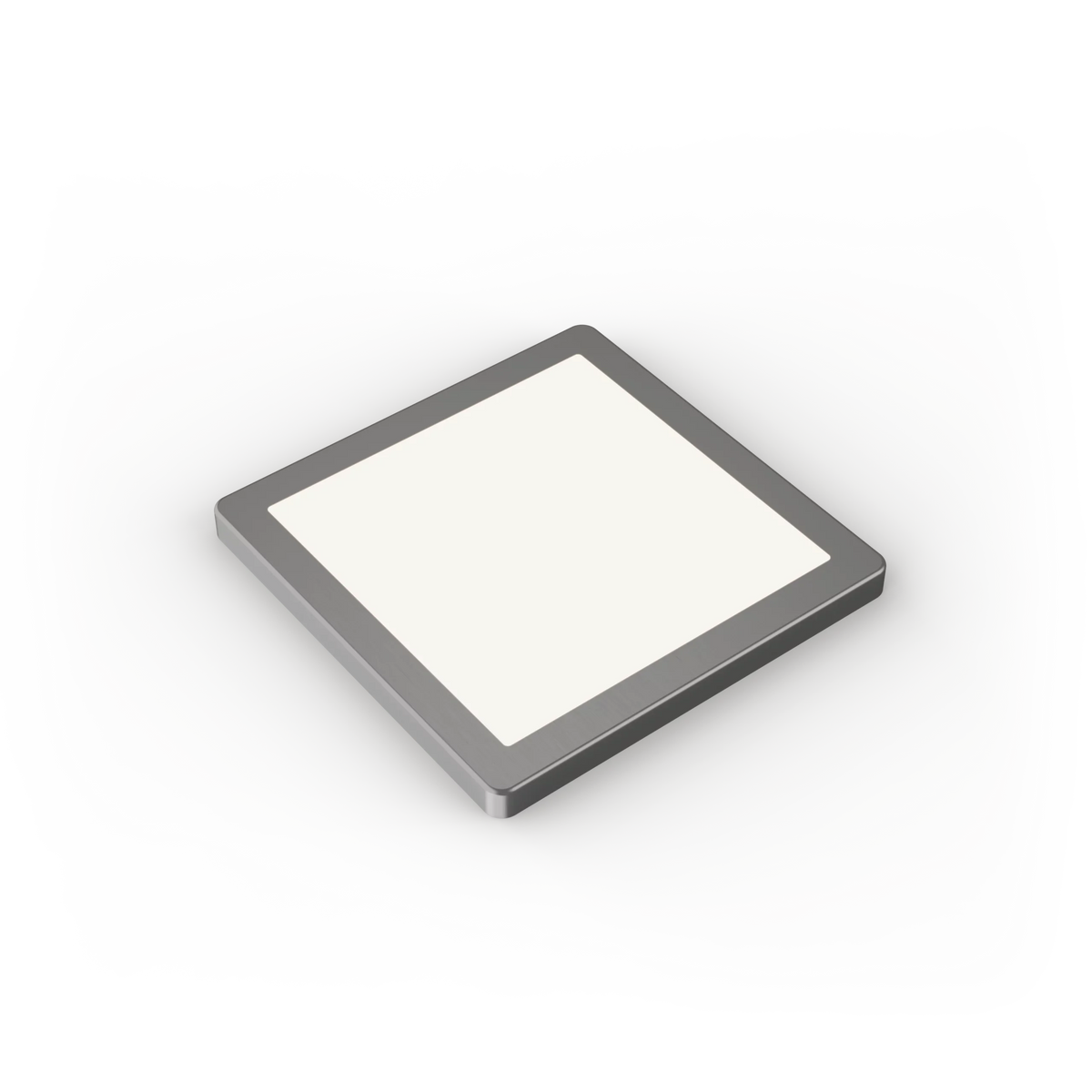 Siena, LED Flat Cabinet Panel, Diffused, Natural White, Stainless Stee ...
