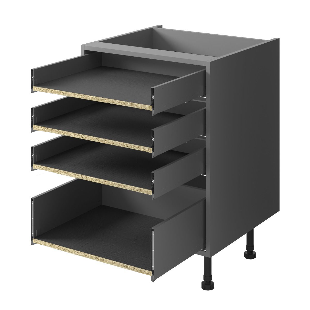 Twin Pro, 3 Shallow, 1 Pan Drawer Pack, 450mm Deep, (W) 300-1000mm ...